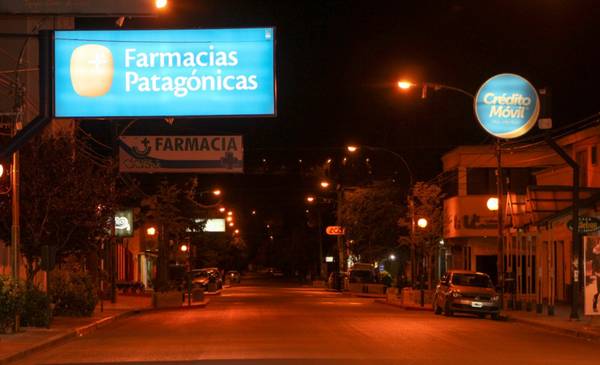 Así se encuentra Esquel al comenzar la cuarentena