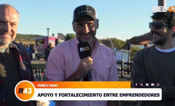 Inauguraron el Dragón de Caradog Jones en Pueblo Carao