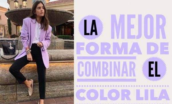 La mejor forma de combinar el color lila