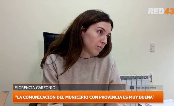 Garzonio: "La comunicación del Municipio con Provincia es muy buena"