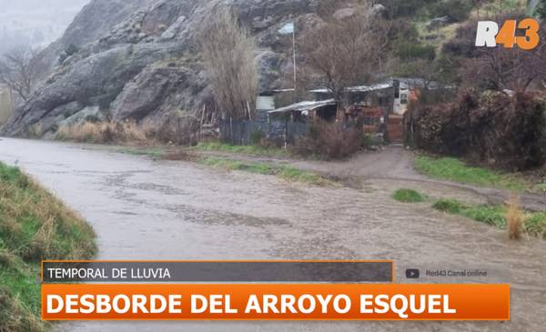 Temporal de lluvia: Desbordó el arroyo Esquel y generó problemas en ...