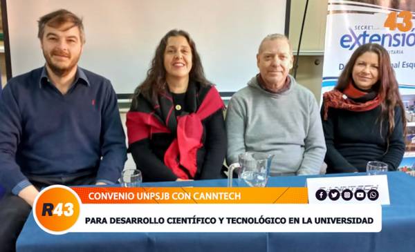 UNPSJB y CANNTECH firmaron un convenio para la investigación en cannabis