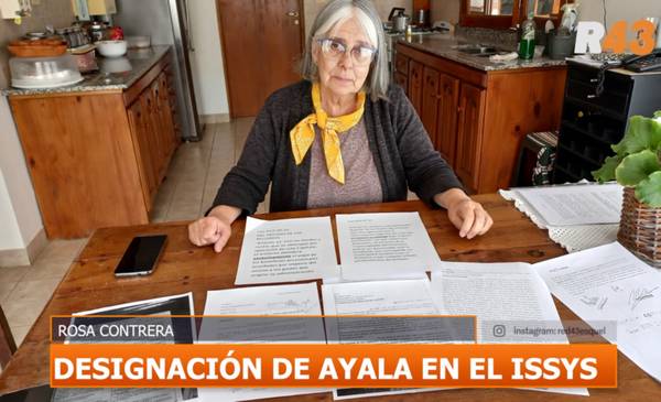 Rosa Contreras: "Si la Justicia actúa como corresponde, Ayala no puede ...